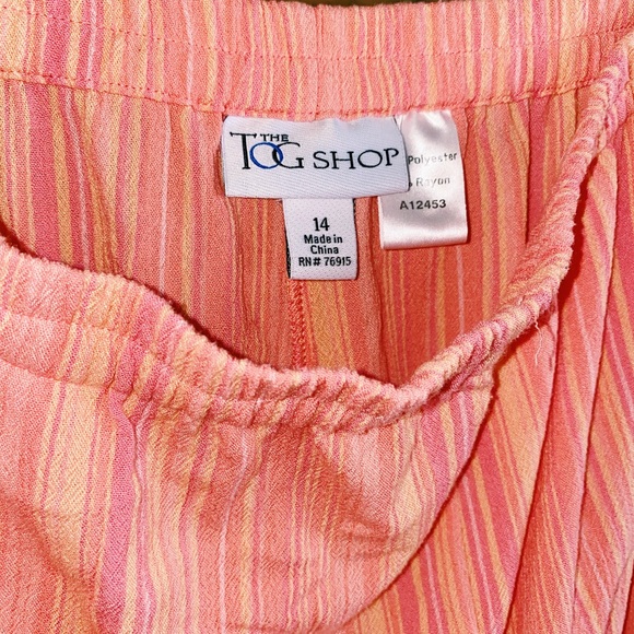 Pants & Jumpsuits | The Tog Shop Womens Pink Orange Wide Leg Pants ...